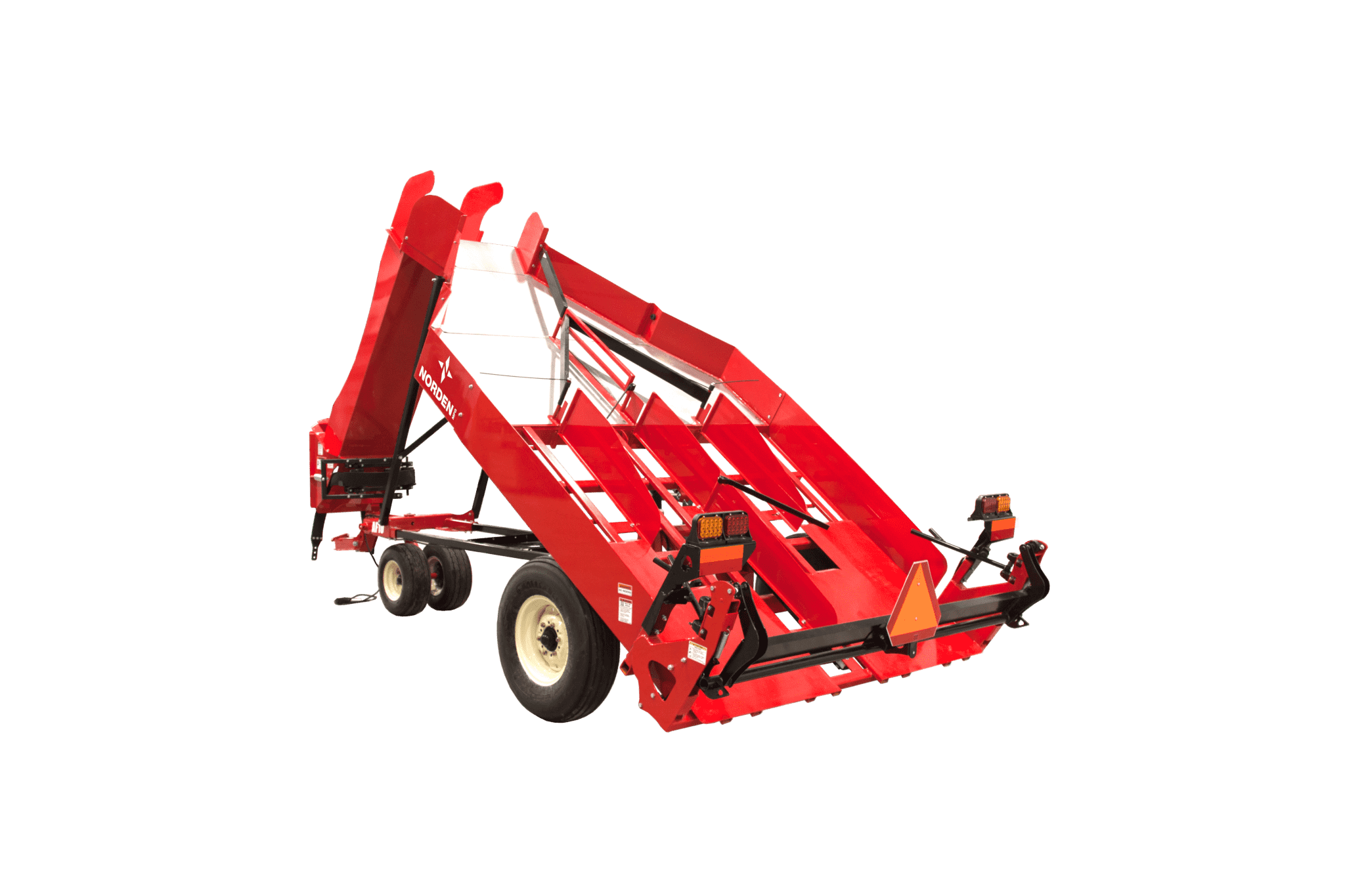 Sq90 Hay Bale Squeeze Loader Attachment Norden Mfg